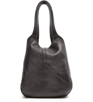 Chloé Leather Hobo Shoulder Bag - Black