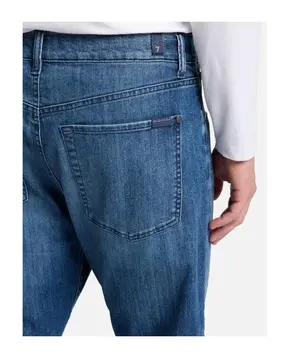 7 For All Mankind Modern Straight Jeans In Airweft Denim