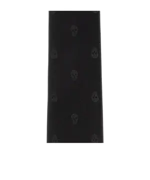Alexander McQueen Skull Jacqaurd Tie