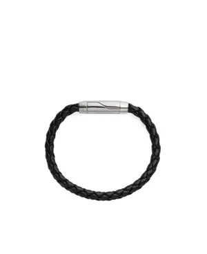 Bottega Veneta Braid Leather Bracelet - Black