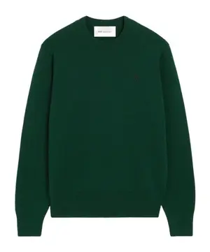 AMI Paris Crew Neck Long-sleeved Sweatshirt - No