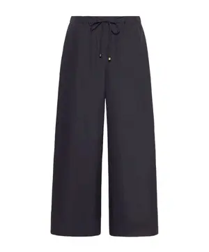 Max Mara Drawstring Casual Pants - Black