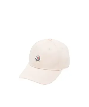 Moncler Logo-patch Cap - White