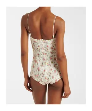 SHUSHU/TONG Floral Bodysuit