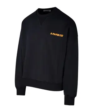 A PAPER KID Cotton Logo Sweatshirt