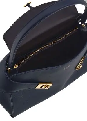 FERRAGAMO Hug Soft Bicolor Shoulder Bag