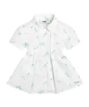 Dior Short Sleeve Dress - Ivory