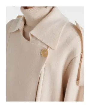 Jardin Des Orangers Wool And Cashmere Trench Coat - White