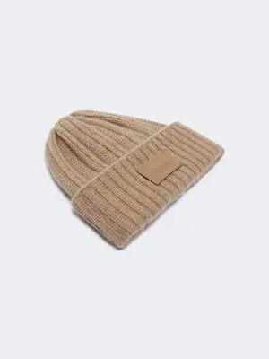 Max Mara Macbeth Logo Patch Beanie