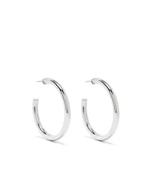 LEMAIRE Classic Hoop Earrings - Silver