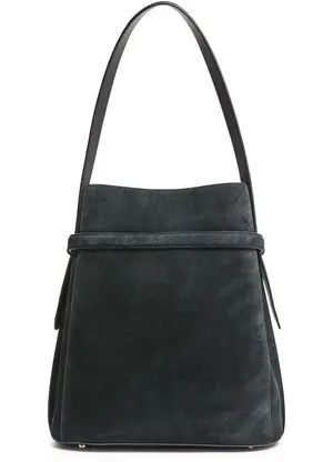 TOTEME Belted Suede Bucket Bag