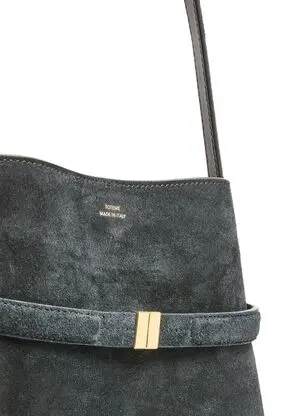 TOTEME Belted Suede Bucket Bag
