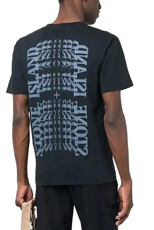 Stone Island Logo-print Short-sleeved T-shirt
