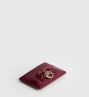 Dior Or Lady Freesia Card Holder