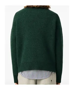 AMI Paris Logo Detailed Crewneck Jumper