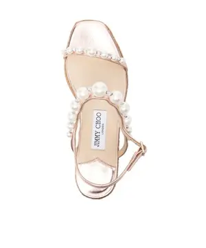 JIMMY CHOO Embellished Wedge Sandals