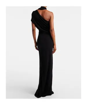 Christopher Esber Embellished Gathered Jersey Maxi Skirt