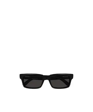 Balenciaga Rectangular Frame Sunglasses - Black