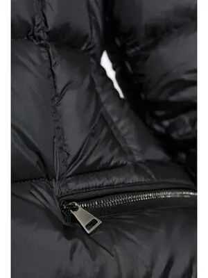 Moncler Hooded Down Jacket With Removable Fur Trim