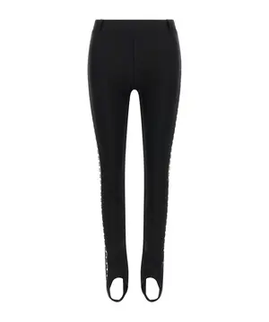 Moschino High-waisted Leggings - White/black