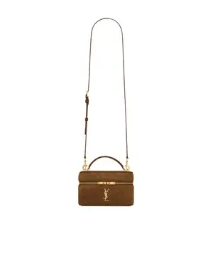Saint Laurent Gaby Vanity Bag In Suede