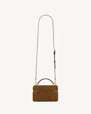 Saint Laurent Gaby Vanity Bag In Suede