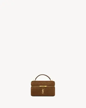 Saint Laurent Gaby Vanity Bag In Suede