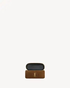 Saint Laurent Gaby Vanity Bag In Suede