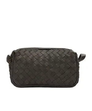 Officine Creative Woven Leather Clutch