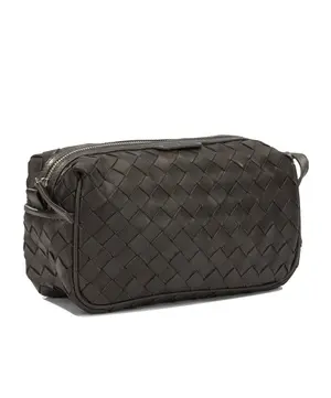Officine Creative Woven Leather Clutch