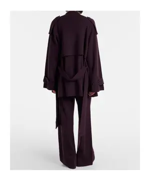 Jardin Des Orangers Wool And Cashmere Wide-leg Pants