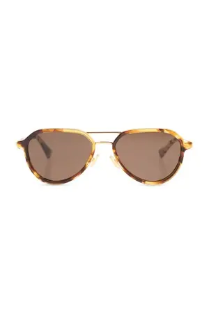 Bottega Veneta Full Frame Sunglasses - Brown