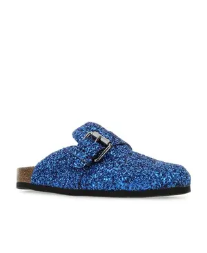 Philosophy Di Lorenzo Serafini Glittered Slip-on Sandals - Blue