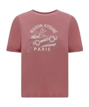 Maison Kitsuné Racing Fix Printed Crewneck T-shirt