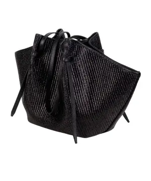 Yuzefi Woven Details Shoulder Bag