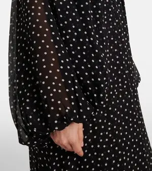 Dorothee Schumacher Dancing Dots Polka-dot Maxi Dress