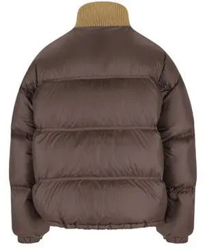 Celine Puffer Jacket In Light Nylon