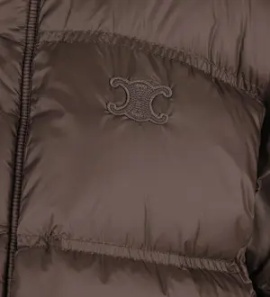 Celine Puffer Jacket In Light Nylon