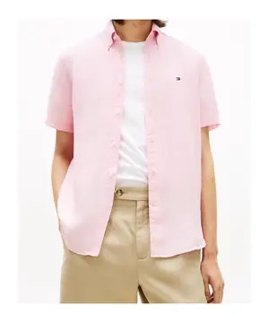 Tommy Hilfiger Short Sleeve Shirt - Pink