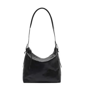 LEMAIRE Small Belted Leather Tote Bag - Black