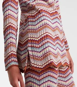 Rixo Brody Chevron Cotton Top