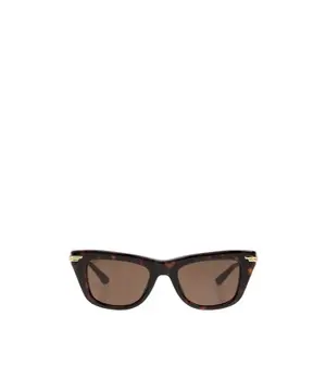 Bottega Veneta Full Frame Sunglasses - Brown
