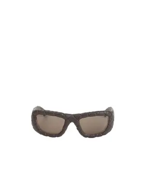Bottega Veneta Square Frame Sunglasses - Brown