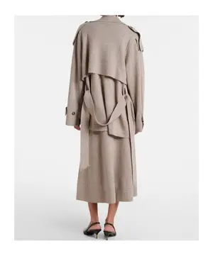 Jardin Des Orangers Wool And Cashmere Blend Midi Skirt