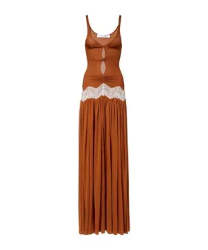Christopher Esber Lace-trimmed Cutout Gown