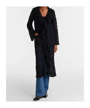 Dorothee Schumacher Cotton Blend Crochet Jacket