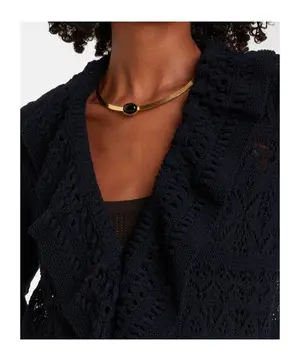 Dorothee Schumacher Cotton Blend Crochet Jacket