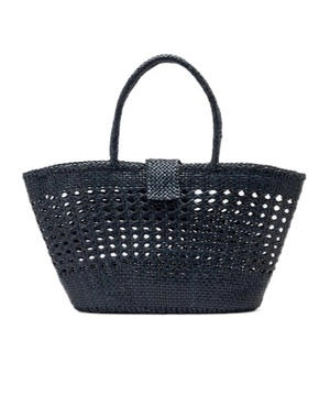Rixo X Dragon Diffusion Lucine Leather Tote Bag - Blue