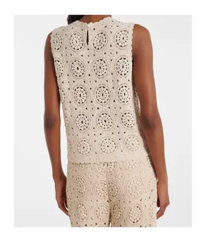 FRAME The Crochet Cotton Top