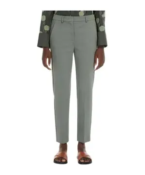 Max Mara Straight Casual Pants - Gray